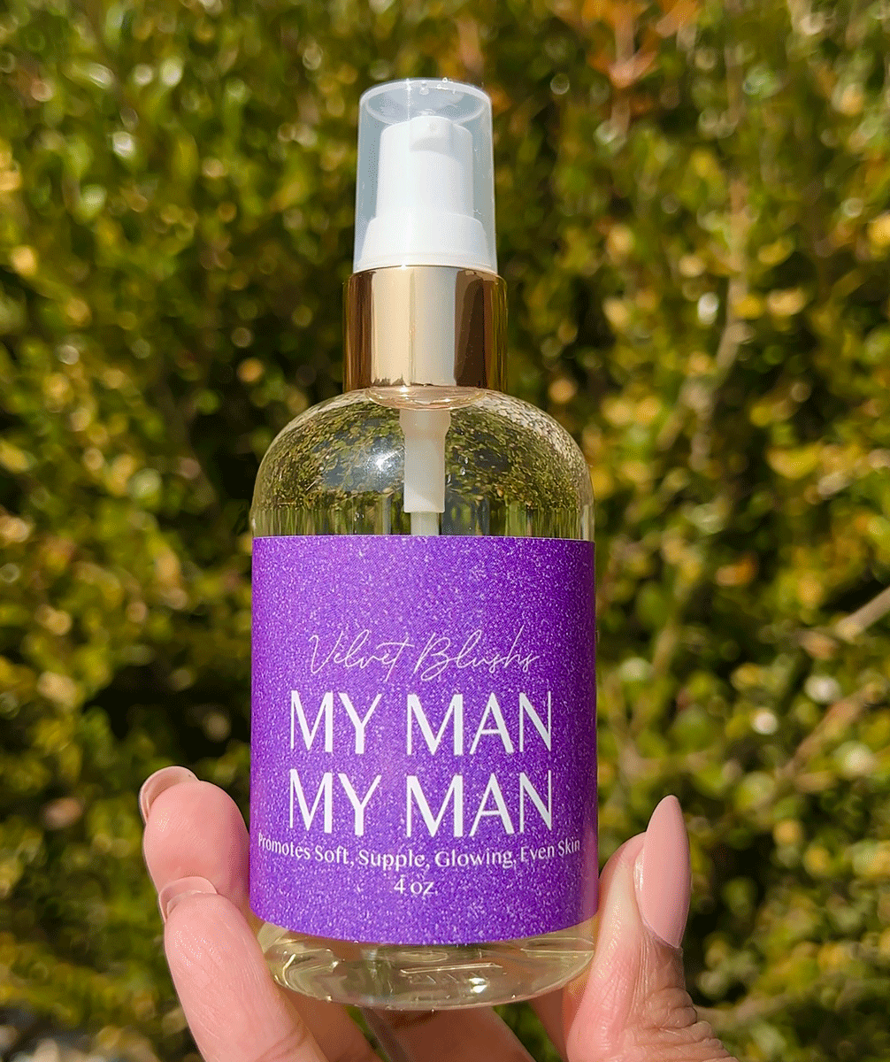My Man, My Man Premium Body Oil – Velvet Blushs